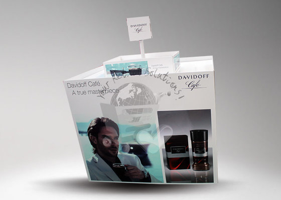 Cuboid cardboard pallet display for coffee With cuboid structure supplier