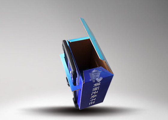 Advertising Travel Duplex Board Folding Trolley Box With Lid supplier