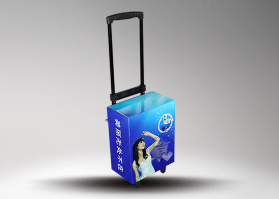 Advertising Travel Duplex Board Folding Trolley Box With Lid supplier