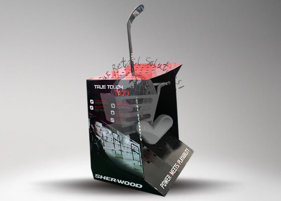 Grocery Hockey cardboard Corrugated pallet display with 36 holes supplier