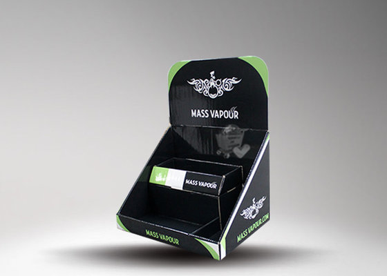 Free Standing Countertop Cardboard Display Shelves with Two Layers for Retail Store supplier