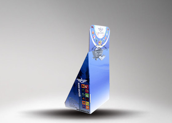 Customized 3 layers Countertop Cardboard Display Stand with Plastic Hooks supplier