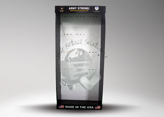 Pop Paper Hook Sidekick Display Stand With 4c Printing For Supermaket Promotion supplier