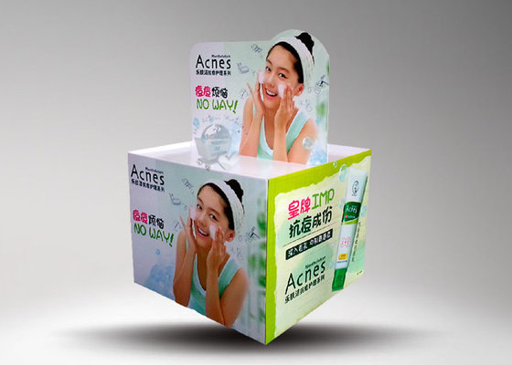 Remove acne corrugated pallet display for skin care products 120cm length supplier