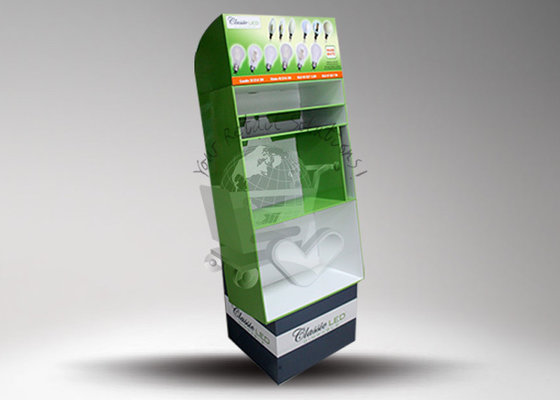 Eco - friendly POS Cardboard Product Displays / Retail Display Racks supplier