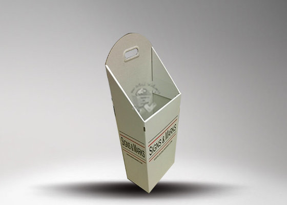 White Color Cardboard Trolley With Custom Logo For Products Retail supplier
