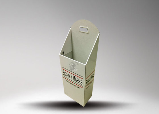 White Color Cardboard Trolley With Custom Logo For Products Retail supplier