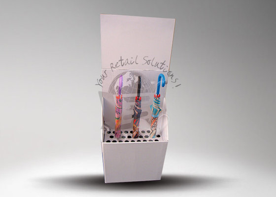 White Color Cardboard Dump Bins supplier