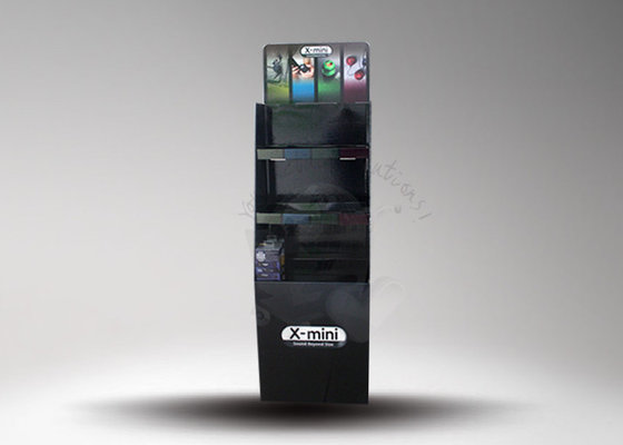 Custom Advertising Cardboard Display Shelves 4C Color with Embossing supplier