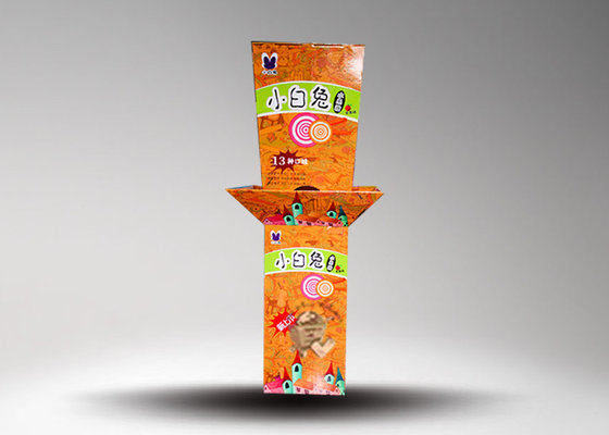 Candy POP cardboard floor display stand supplier