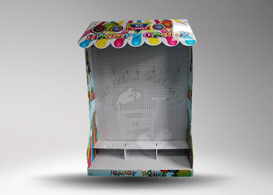 Customized Flexible Grey Paper Cardboard Hook Display With KT Board supplier