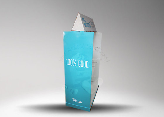 Single - side Cardboard Hook Display for Promotion with Plastic Hooks supplier