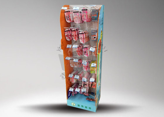 Blue Durable KT Board Cardboard Hook Stands for Showing Lip Pure Merchandising supplier