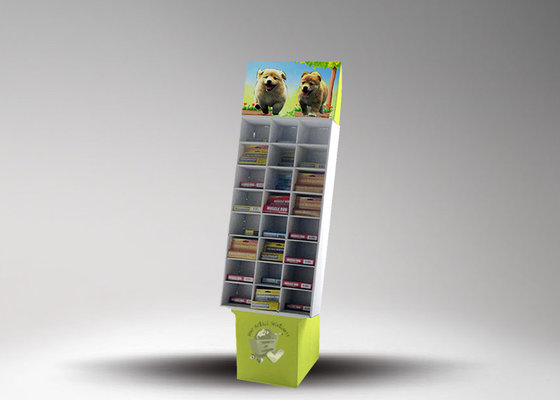 Floor Custom Cardboard Display With Pocket As Sales Rack supplier