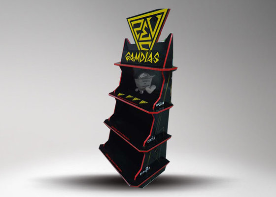Matte Lamination Black Cardboard Pop Displays For Sign Plate / Sign Board supplier