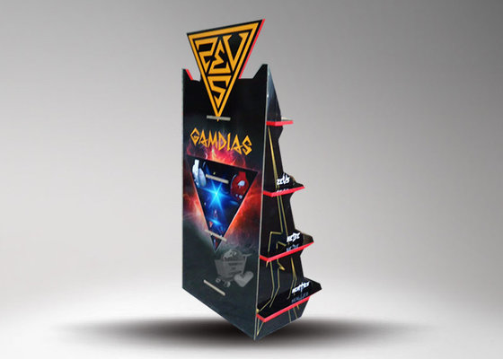 Matte Lamination Black Cardboard Pop Displays For Sign Plate / Sign Board supplier