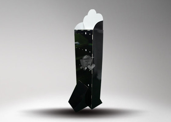 Hooks POS Display Stands with Black Printing For Glow Products supplier