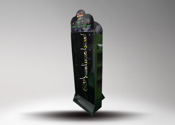 Hooks POS Display Stands with Black Printing For Glow Products supplier