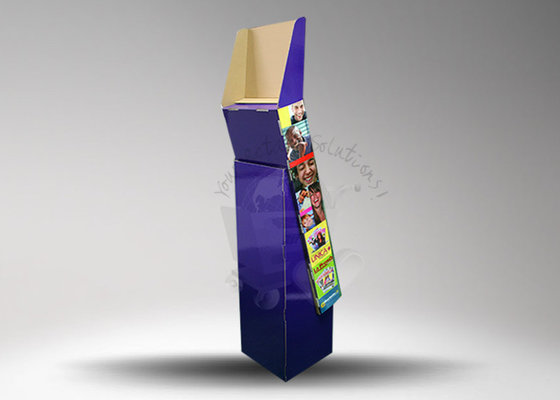 High Strength Magazine Stationery Display Stand / Cardboard Book Display supplier