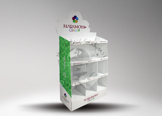 4 Tiers Promotional Cardboard Advertising Displays with Glossy Printing For Lovely Toys supplier