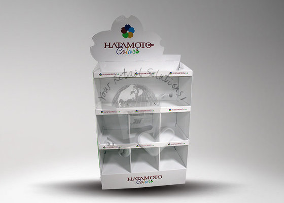 4 Tiers Promotional Cardboard Advertising Displays with Glossy Printing For Lovely Toys supplier