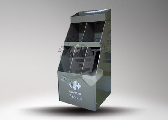 POS Cardboard Pallet Display , 3-tier Floor Corrugated Cardboard Display For Retail Store supplier