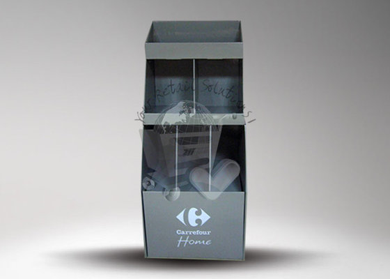 POS Cardboard Pallet Display , 3-tier Floor Corrugated Cardboard Display For Retail Store supplier