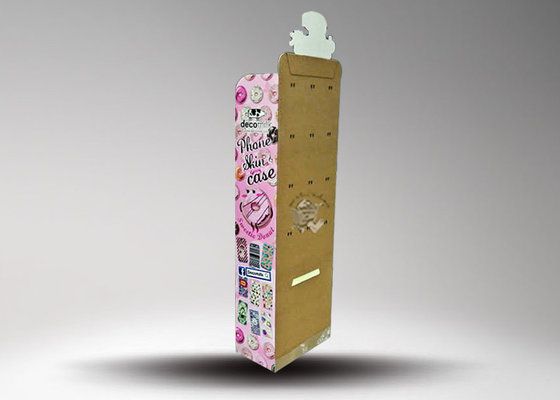 Economic Duplex Board Cardboard Display Rack for Decomilk Cellphone supplier