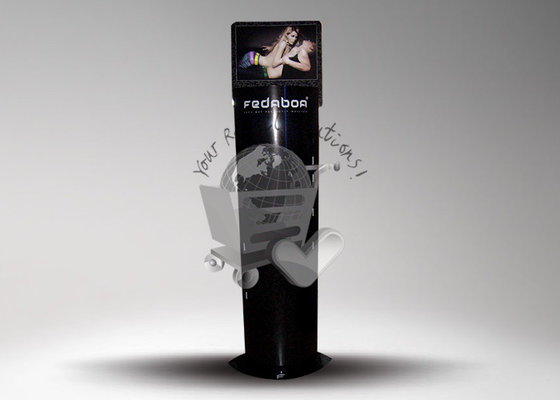 Durable Sexy belt cardboard standee with black printing shiny coating supplier