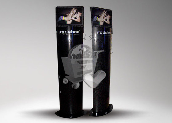 Durable Sexy belt cardboard standee with black printing shiny coating supplier