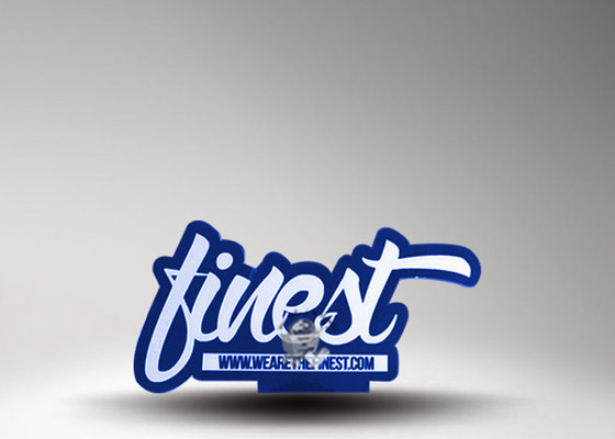 Durable Jewelry cardboard standee custom with words shape Made by KT board supplier