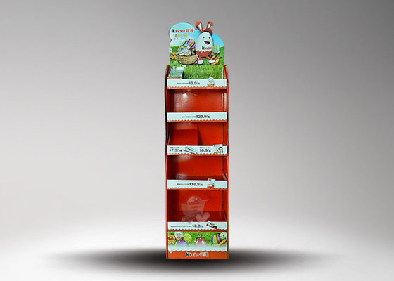 POP Cardboard Retail Display Stands 5 tires / Children Toys Display Rack supplier
