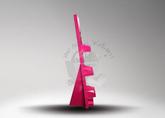 Matt Lamination 3 Tier Advertising Cosmetic Display Stands for Supermarket supplier