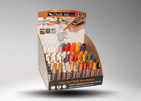 Supermarket Stationery Display Pen Display Box with Glossy Lamination supplier