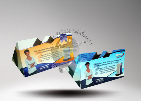Cabin Air Filters Cardboard Counter Display / Cardboard Display Boxes supplier