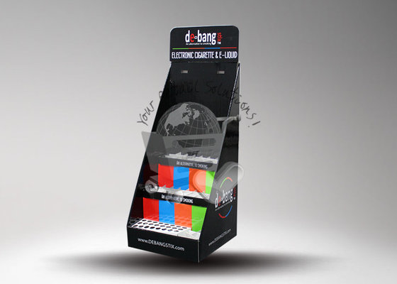 3 tier Tabletop Cardboard Counter Display / Desktop Display Counter Racks supplier