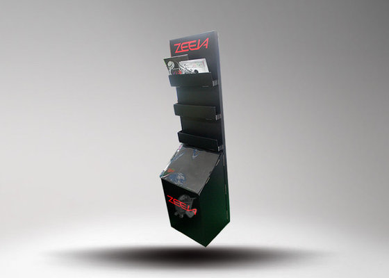 PDQ Box Floor Display,POS Cardboard Book Display With Offset Black Printing For Promotion supplier