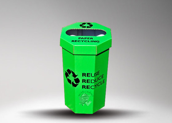 Eco-friendly Cardboard Dump Bins Display In Pink And Clear Write Printing, Corrugated Bins For Supermarket supplier