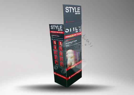 Shampoo Bottle Cardboard Retail Display Stands For Surpermarket supplier