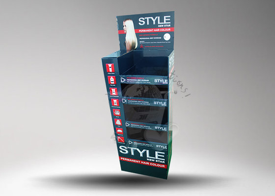 Shampoo Bottle Cardboard Retail Display Stands For Surpermarket supplier