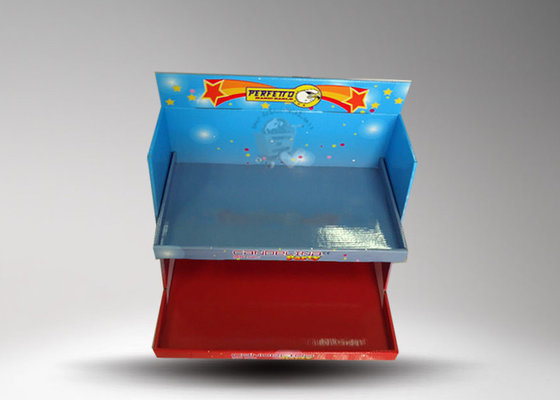 Custom logo Colorful Retail Display Stands / Candle Display Racks With 2 Tiers supplier