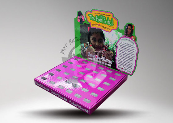 Pop UP Cardboard Counter Display Rack For Toy / Colorful Paper Display Boxes For Retail supplier
