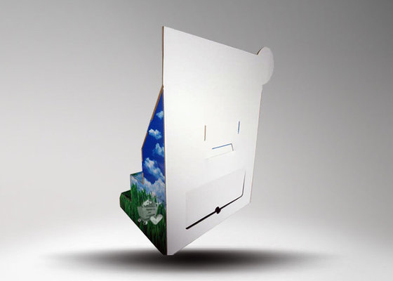 Recyclable Paper Cardboard Retail Display For Led Light Bulb , Pop up Display Stands supplier