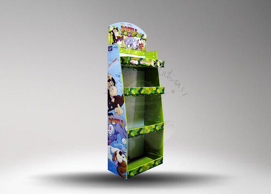 Cardboard Floor POS Toy Display Shelves for Toy Shop , Countertop Display Racks supplier