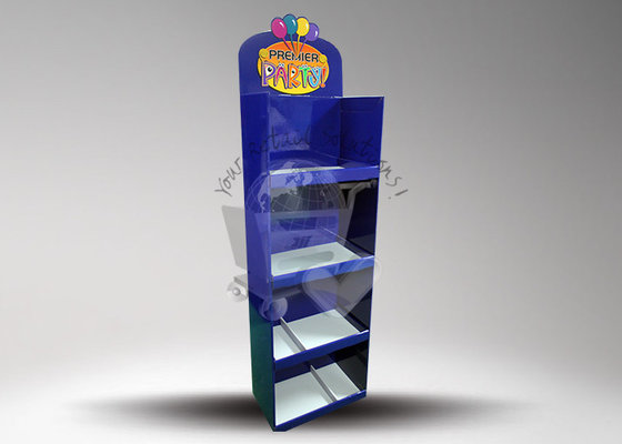 Supermarket 4 Tier Toy Display Stands Shelf / Pop Cardboard Displays supplier