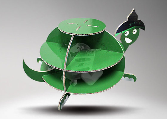 Cute Tortoise Cardboard cake pop stand / Lovely Animal Cake Pops Display supplier