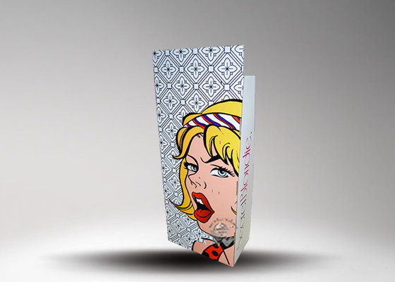 Hair Accessories Cardboard Corrugated Counter Displays With White Color supplier