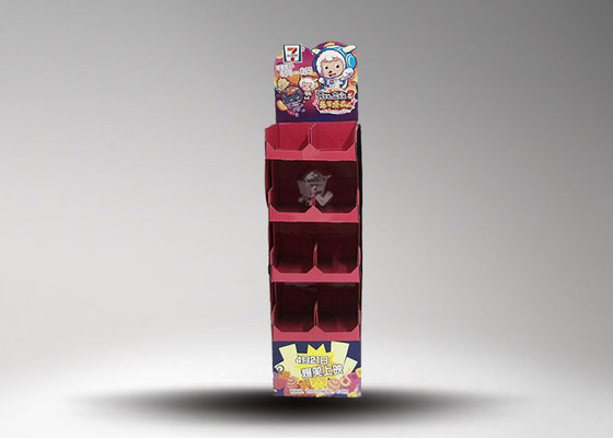 Custom 4c Printing Corrugated Cardboard Floor Pallet Display With Glossy For Toys Retail supplier