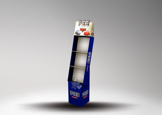 Colorful Paper Sidekick Toy Display Stands Offset printing For Supermarket supplier