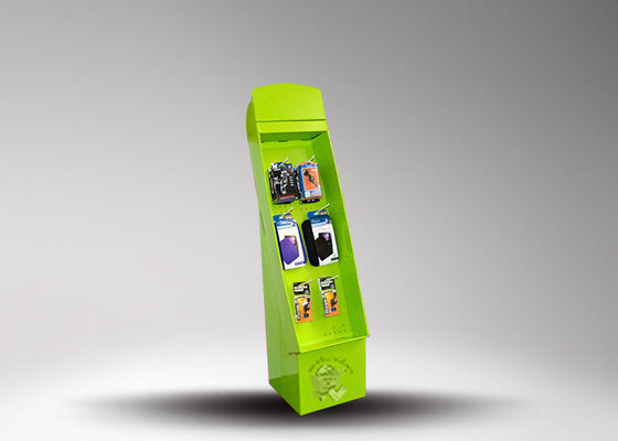 Retail Stores Custom Cardboard Display With Hooks For Hang Products supplier